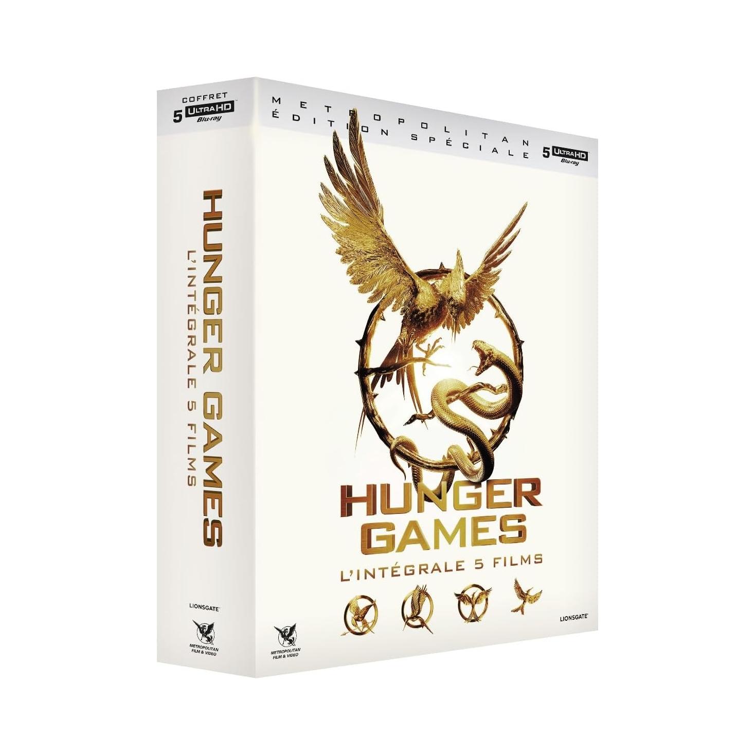 Coffret Hunger Games - L'intégrale 5 films - 4K UHD | LaRevueGeek.com