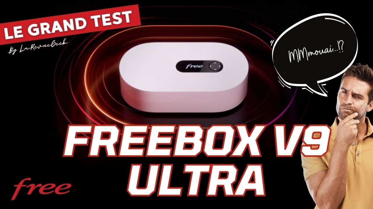 Freebox Ultra : le Grand Test ! Débit fibre 8Gb, FreeboxOS, NAS, Offre ...