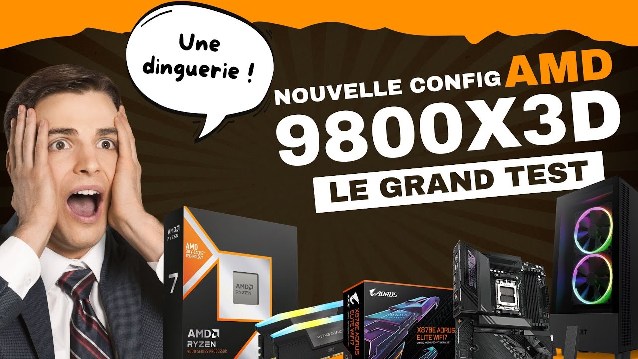 AMD Ryzen 7 9800x3D: je test le meilleur processeur gamin 2024 ...